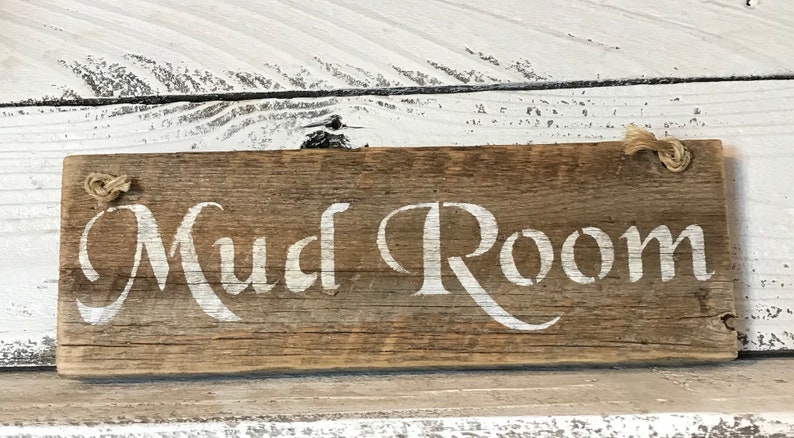 Mud Room Sign Pallet Wood Sign Mud Room Decor - Etsy