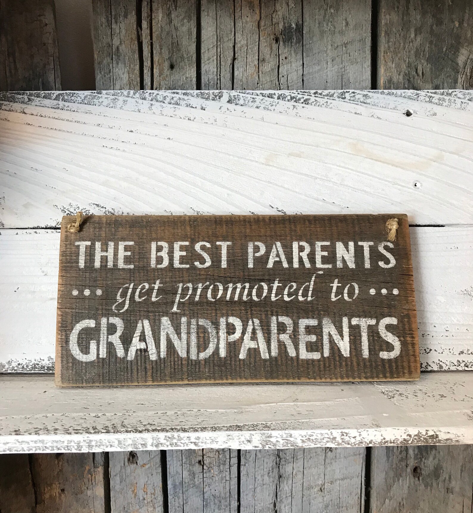 The Best Parents Get Promoted to Grandparents Sign Pregnancy | Etsy