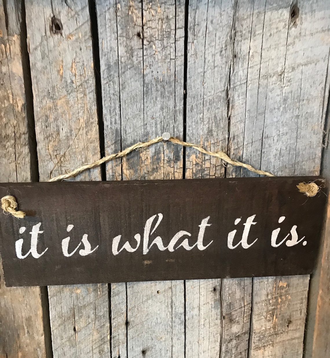 It is What It is Sign Wood Hanging Sign Gifts for Mom - Etsy