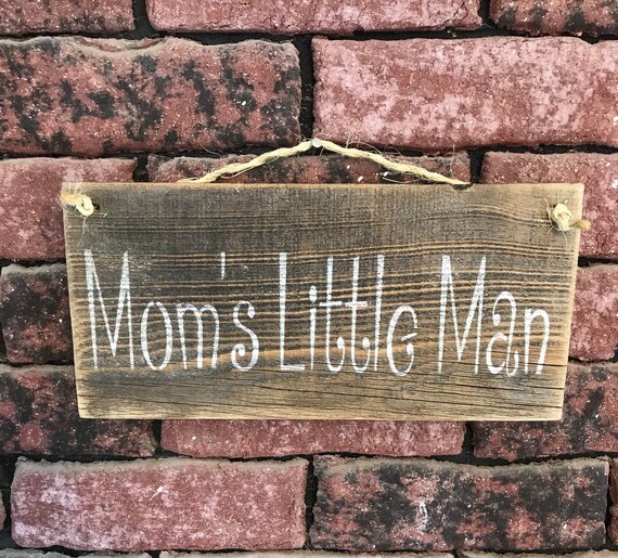 Little Man Sign Mom's Little Man Sign Little Man Baby | Etsy