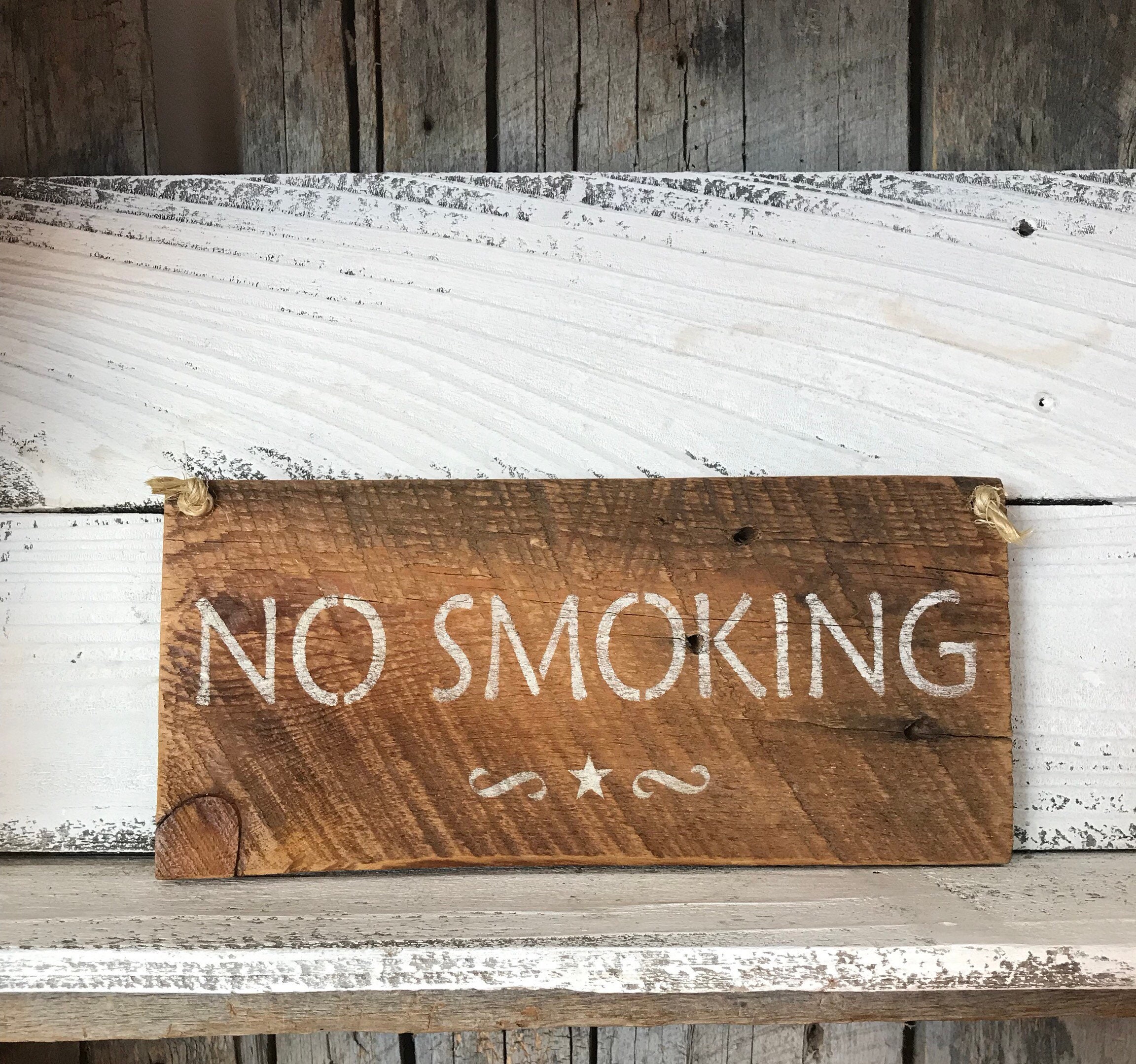 No Smoking Sign Entryway Sign Business Wall Art Barn | Etsy