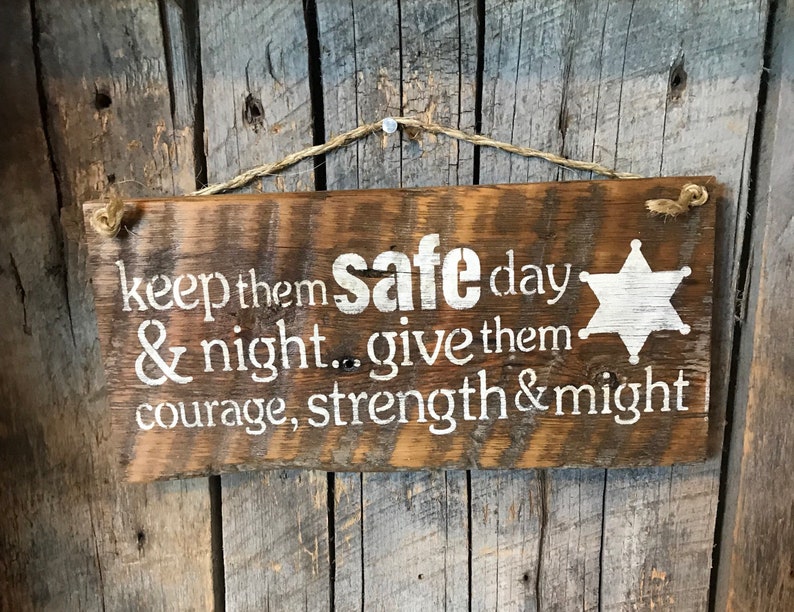 Sheriff Deputy Sign Sheriff Gifts Cop Wife Gifts Law | Etsy