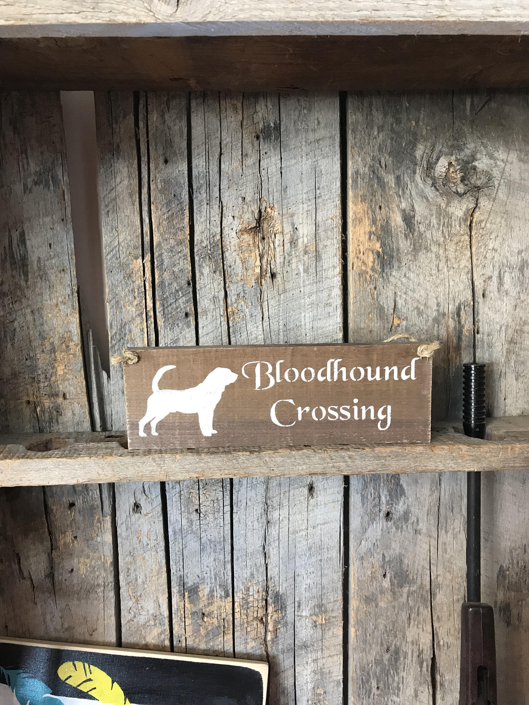 Bloodhound Gifts Pallet Wood Sign Bloodhound Art Rustic | Etsy