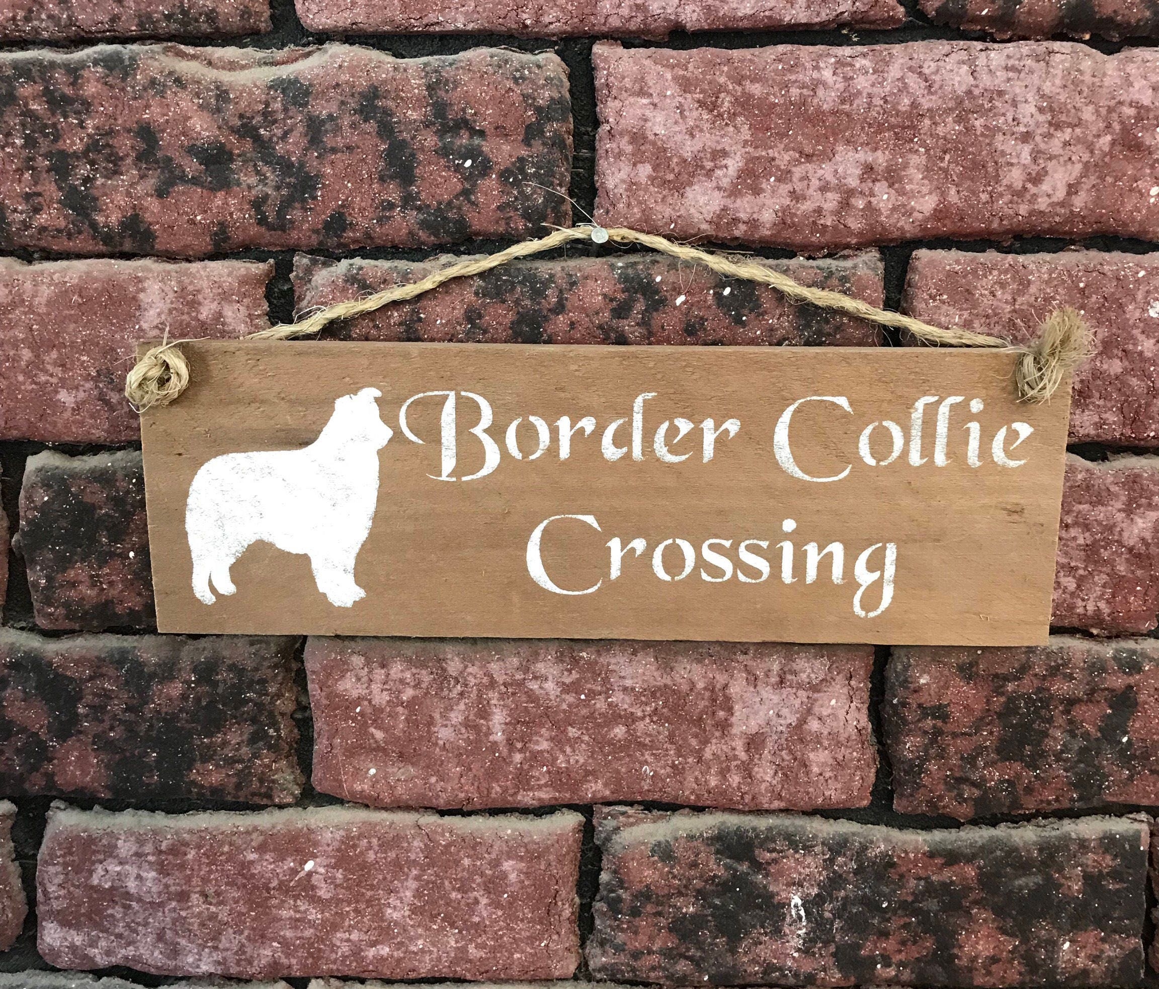 Border Collie Sign Border Collie Gift Border Collie Mom | Etsy