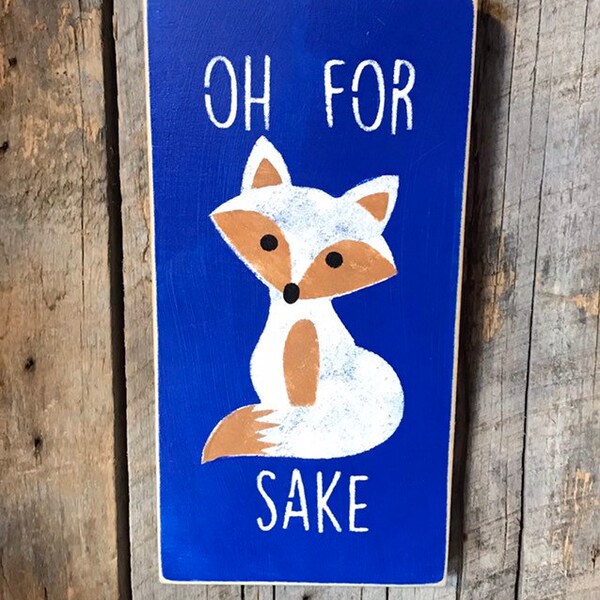Fox Sign - Etsy