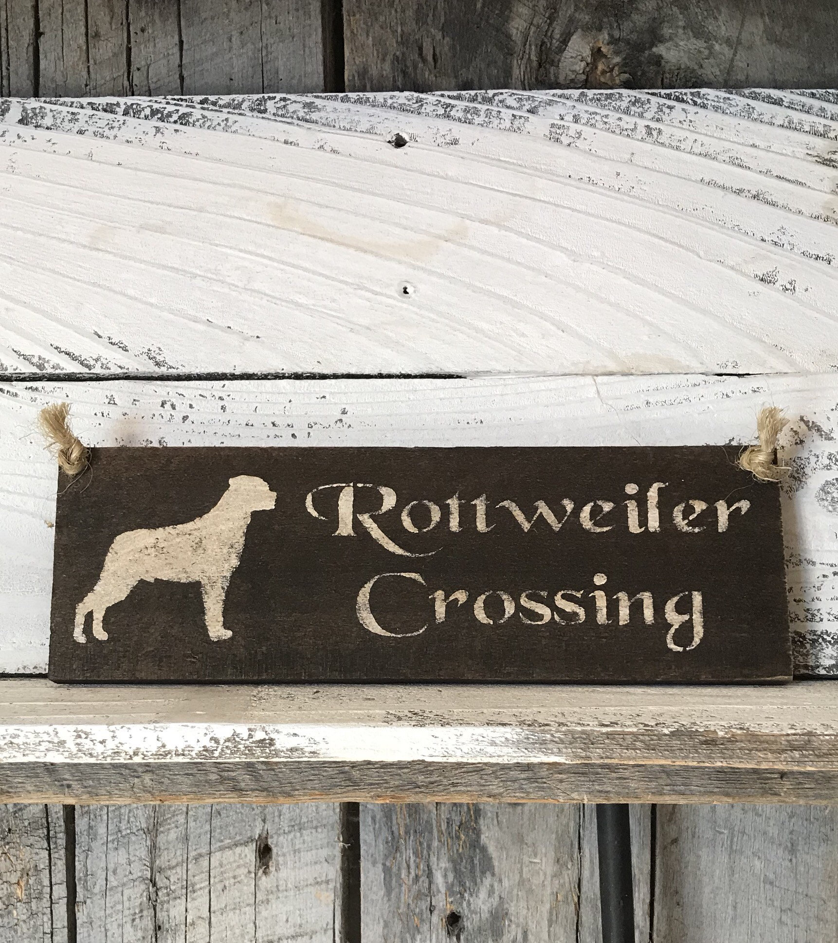 Rottweiler Sign Pallet Wood Sign Rottweiler Gift Rustic | Etsy