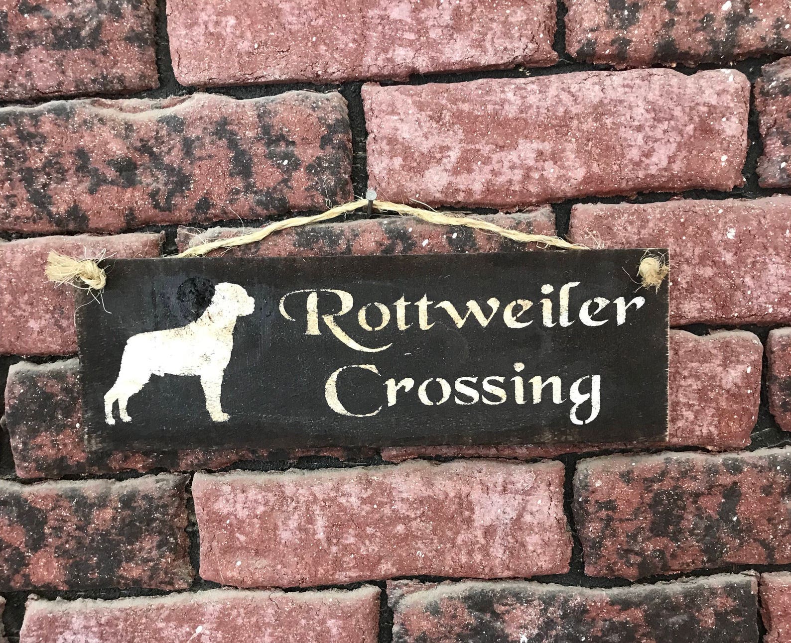 Rottweiler Sign Pallet Wood Sign Rottweiler Gift Rustic - Etsy