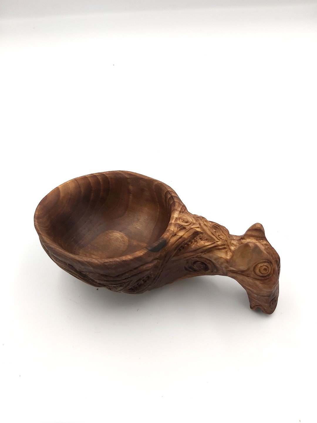 Walnut Wood Bowl, Mythical Creatures, Fantasy Animal, Fancy Dish, Norse ...