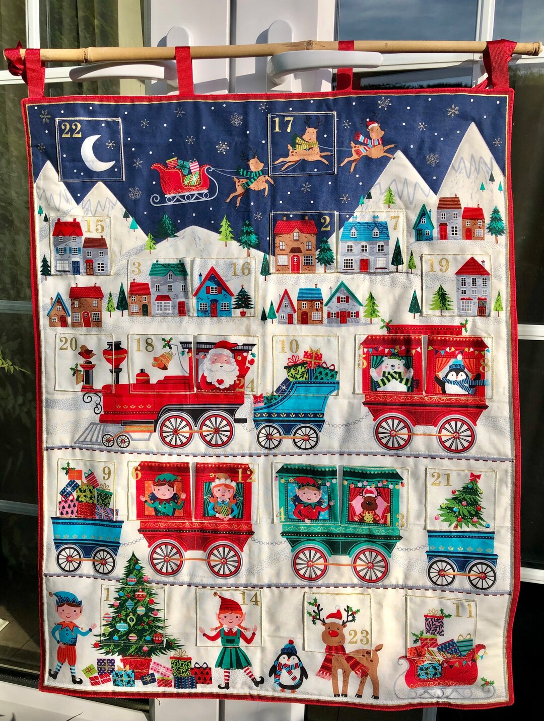 Santa Express Christmas Advent Calendar - Etsy