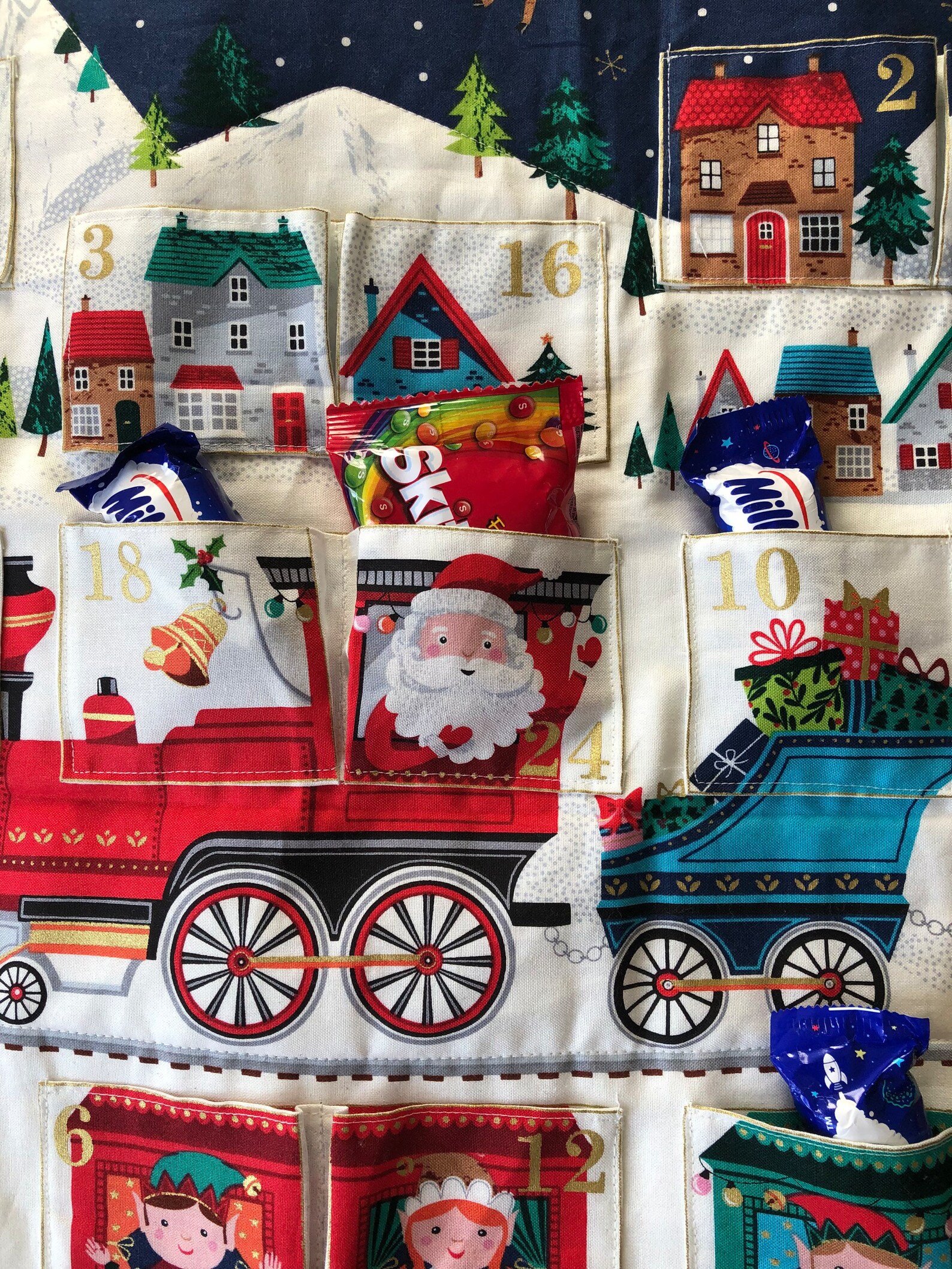 Santa Express Christmas Advent Calendar - Etsy