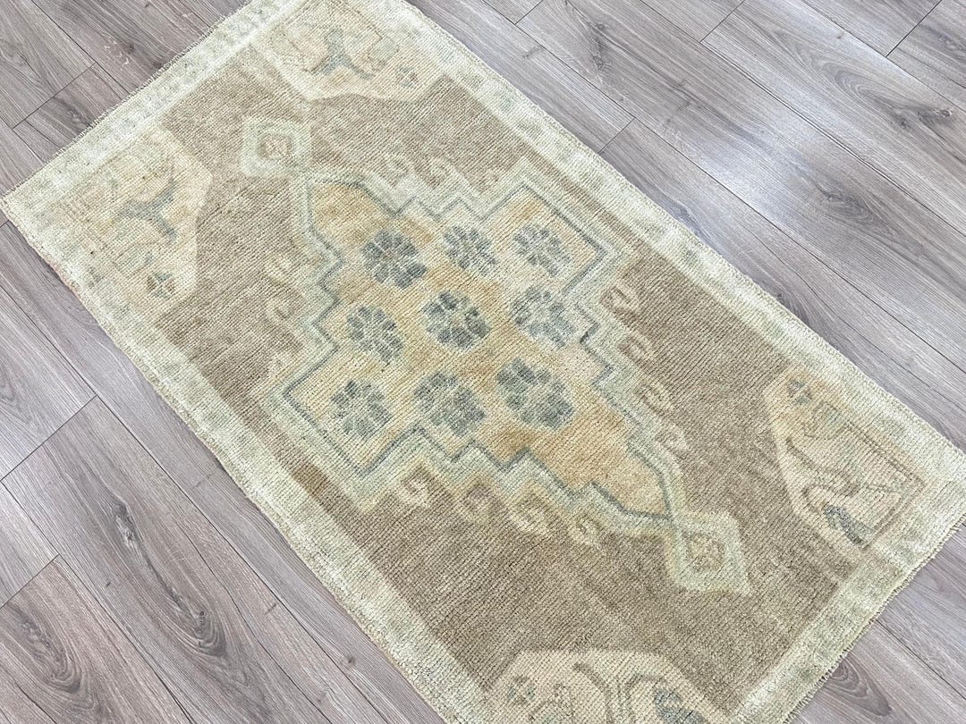 3x5 Vintage Small Rug, 3x5 Bedroom Rugs, Brown Rugs, 3x5 Terrace Rugs ...