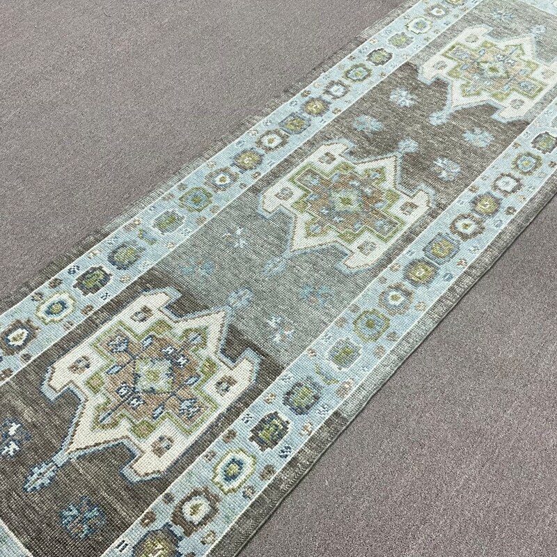 Blue Turkish Runner - Etsy
