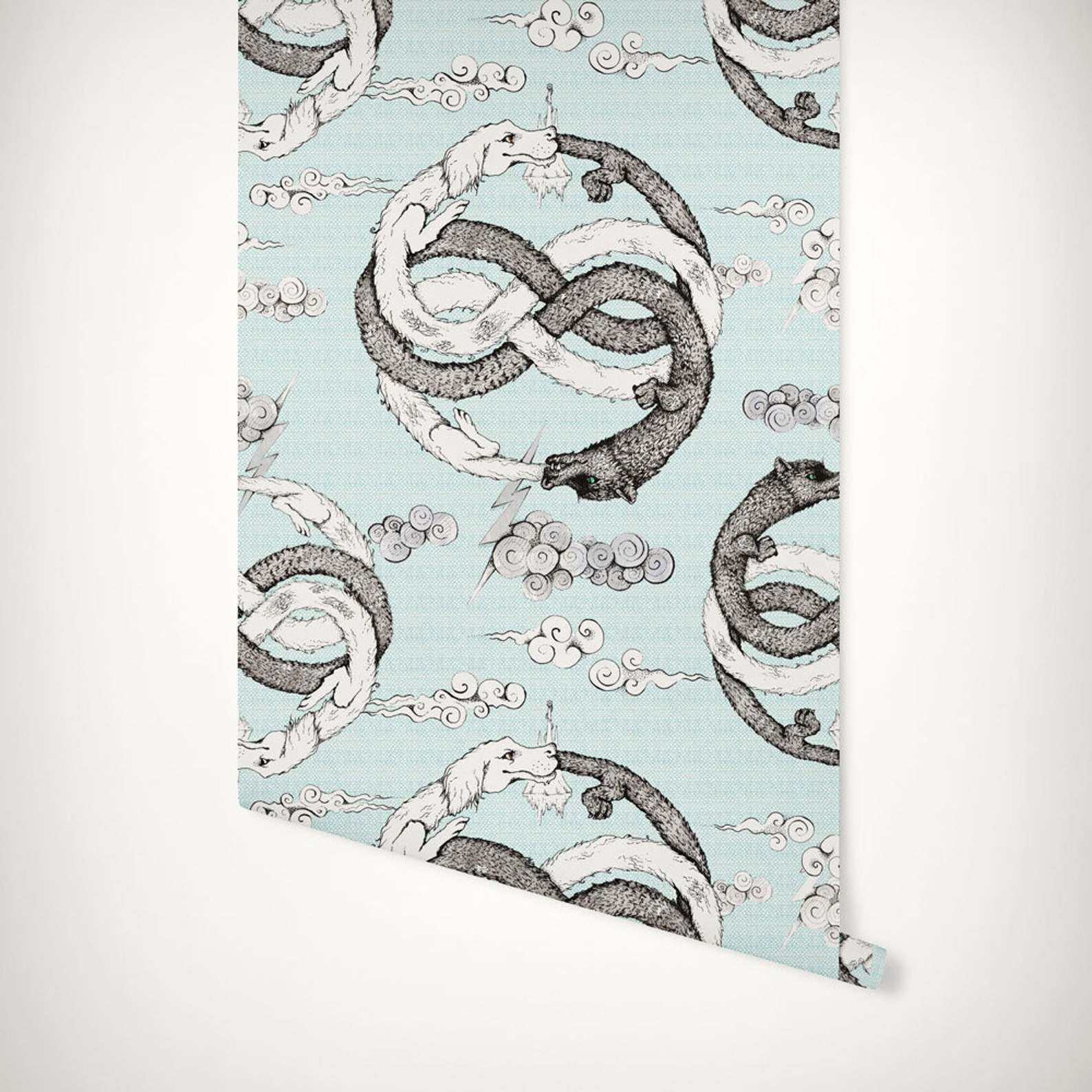 Neverending Story Wallpaper • Falkor Luck Dragon and Gmork Wolf Auryn ...