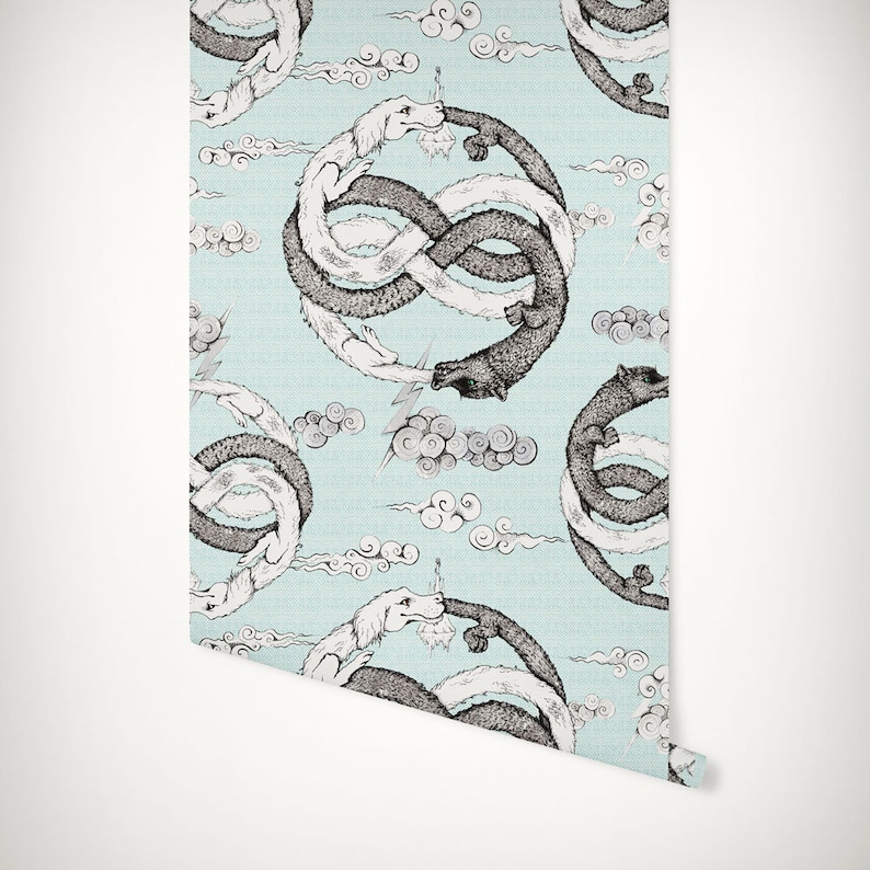 Neverending Story Wallpaper • Falkor Luck Dragon and Gmork Wolf Auryn ...