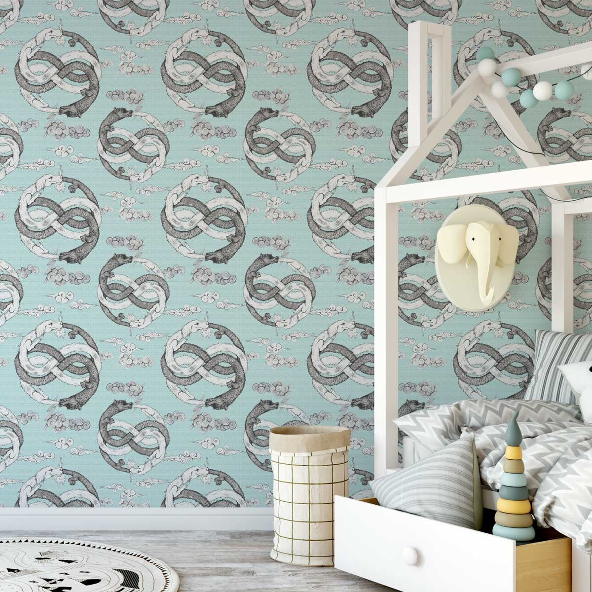 Neverending Story Wallpaper • Falkor Luck Dragon and Gmork Wolf Auryn ...