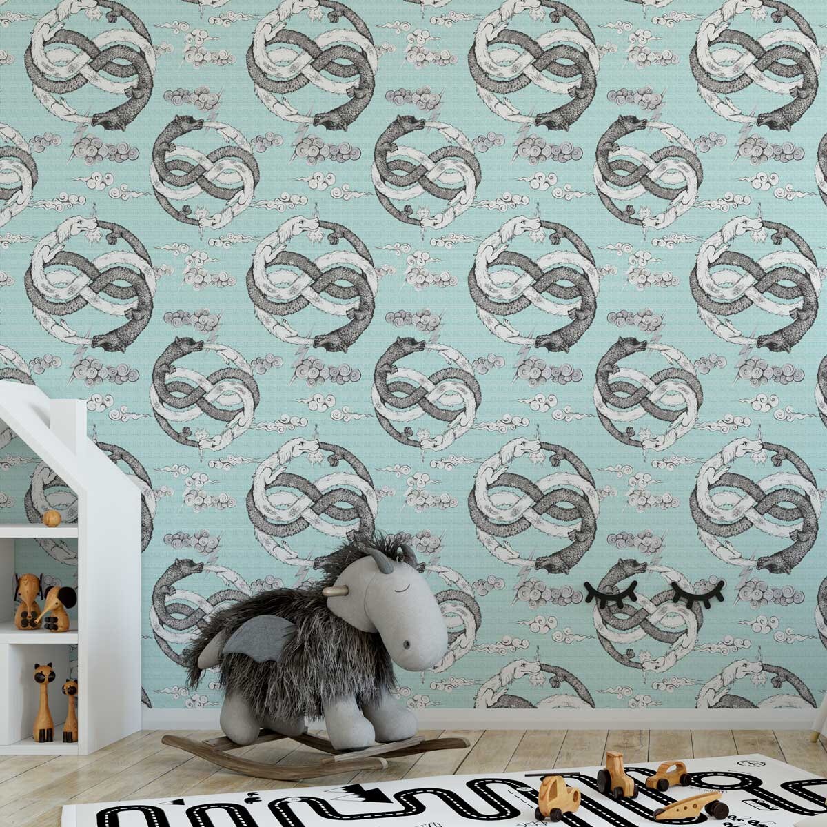 Neverending Story Wallpaper • Falkor Luck Dragon and Gmork Wolf Auryn ...