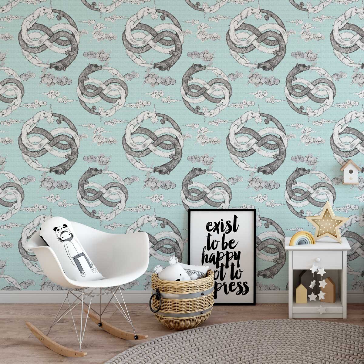 Neverending Story Wallpaper • Falkor Luck Dragon and Gmork Wolf Auryn ...