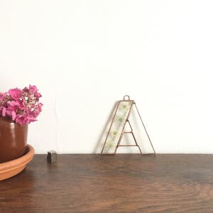 Personalised Stained Glass Pressed Flowers Initial Frame - Etsy