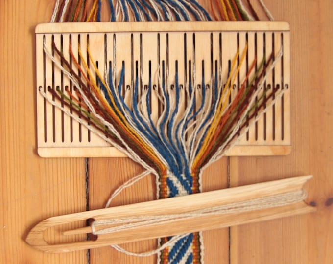 Heddle With Shuttle. 11 Double Slot Pattern Rigid Heddle and - Etsy