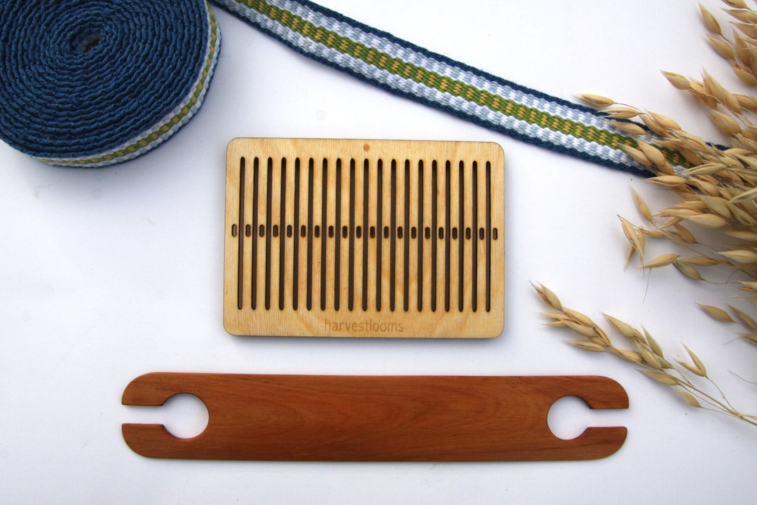 Weaving Heddle With Shuttle, Backstrap Weaving, Table Loom, Small Loom ...