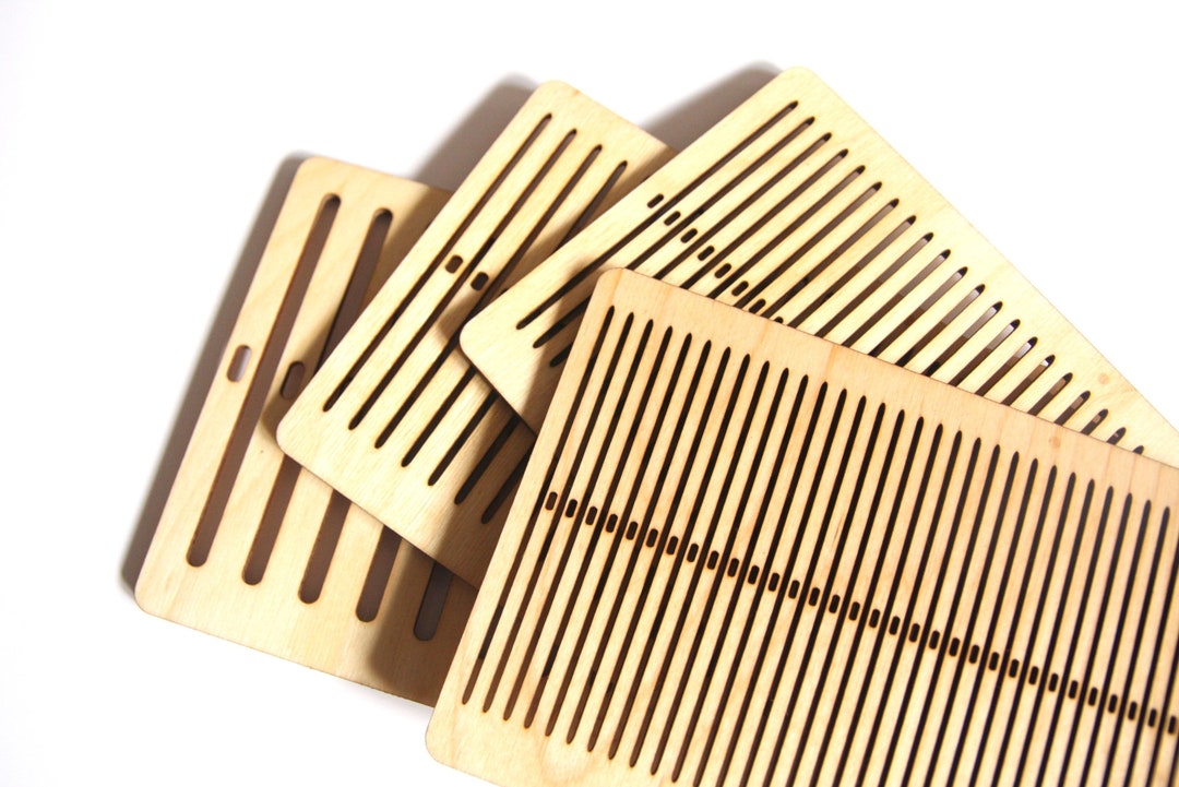 Set of 4 Rigid Heddle for Backstrap Weaving or Small Table Looms ...