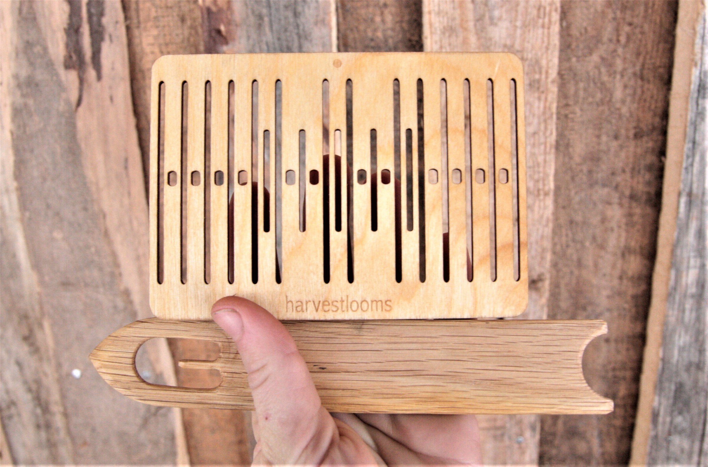 5 Double Slotted Rigid Heddle With Shuttle Backstrap - Etsy Canada