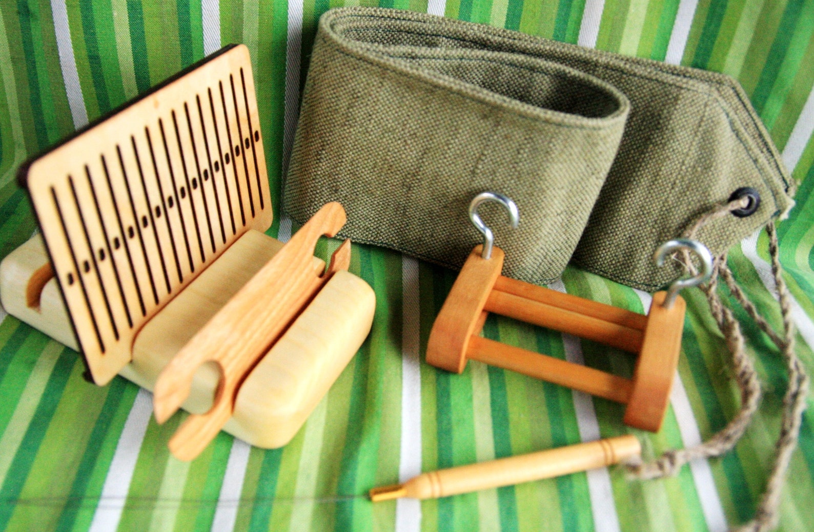 Your-all-set Complete Backstrap Weaving Kit, Band Weaving, Rigid Heddle ...