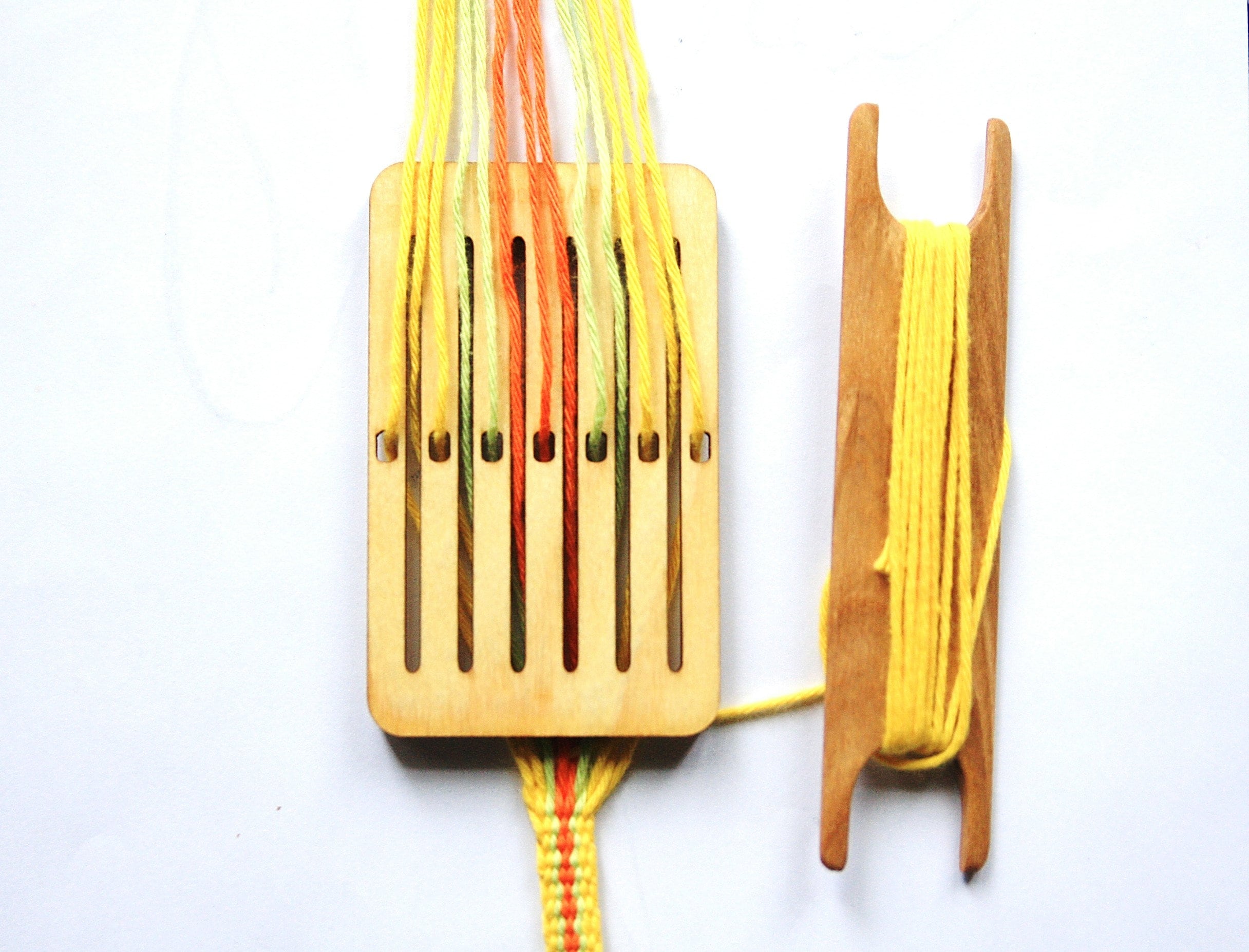 Oh My Little Loom All Ready for Weaving Small Portable Weave - Etsy
