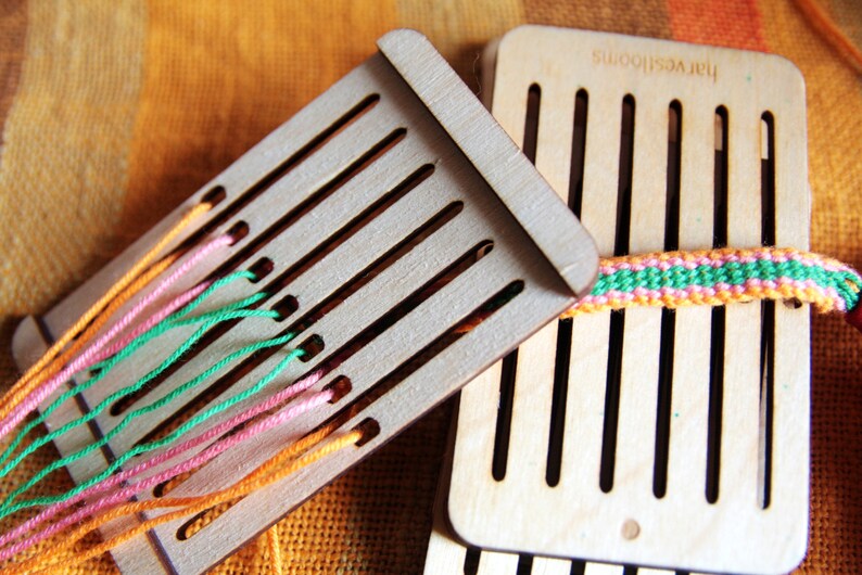 Mini Heddle With Shuttle Loom Set, Rigid Heddle, Backstrap Weaving ...