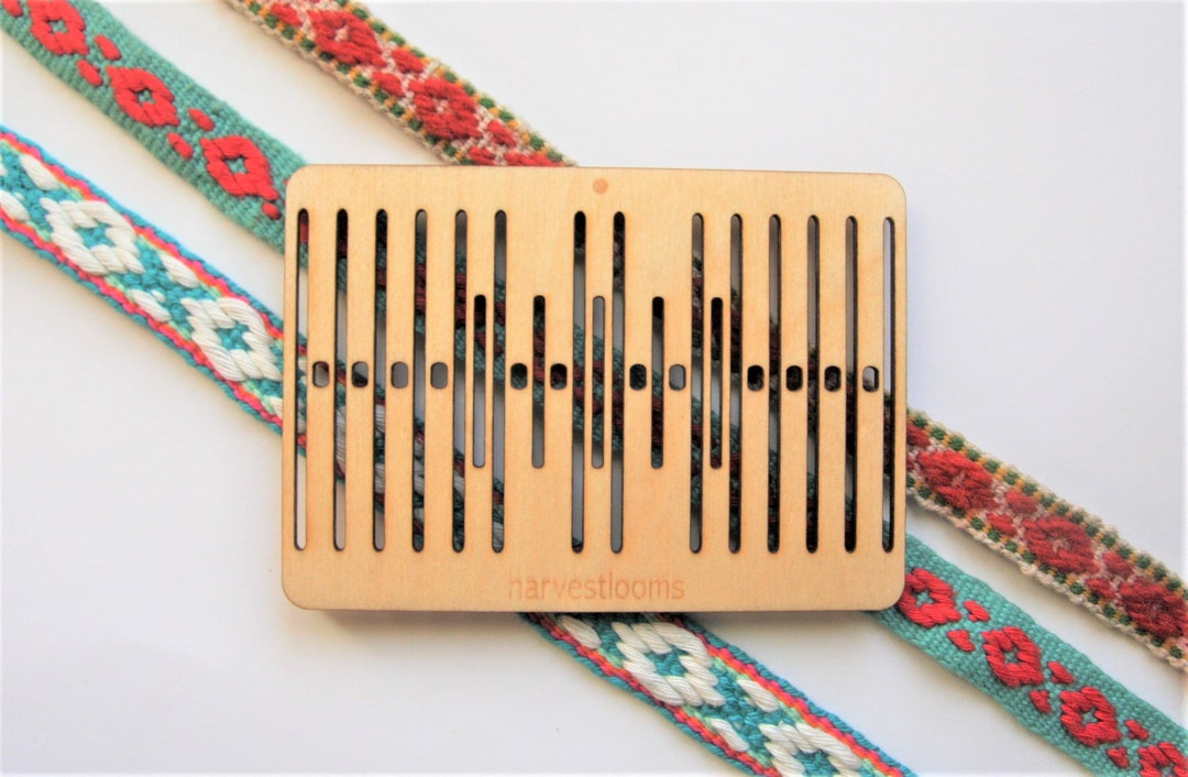 5 Pattern Thread Double Slot Rigid Heddle for Easy Pick-up Weaving ...