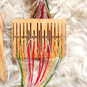 Saami Baltic Weaving Kit, Double Slotted Heddle Loom,traditional Sami ...