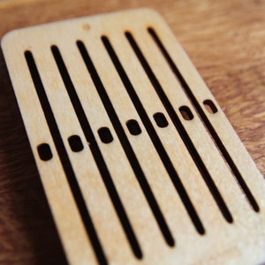 Mini Pocket Rigid Heddle Loom- Band Weaving, Back Strap Weaving, Tape ...