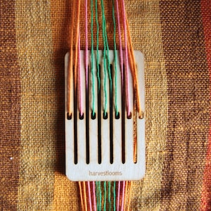 Mini Pocket Rigid Heddle Loom- Band Weaving, Back Strap Weaving, Tape ...