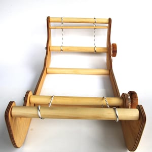 The Heddler PLUS With Cranks, Table Loom, Rigid Heddle Loom, Tablet ...