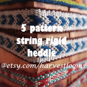 5 Double Slotted Rigid Heddle- Double Hole Rigid Heddle, Backstrap ...