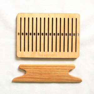 Pocket Loom and Shuttle- Rigid Heddle Loom, Backstrap Weaving, Band ...