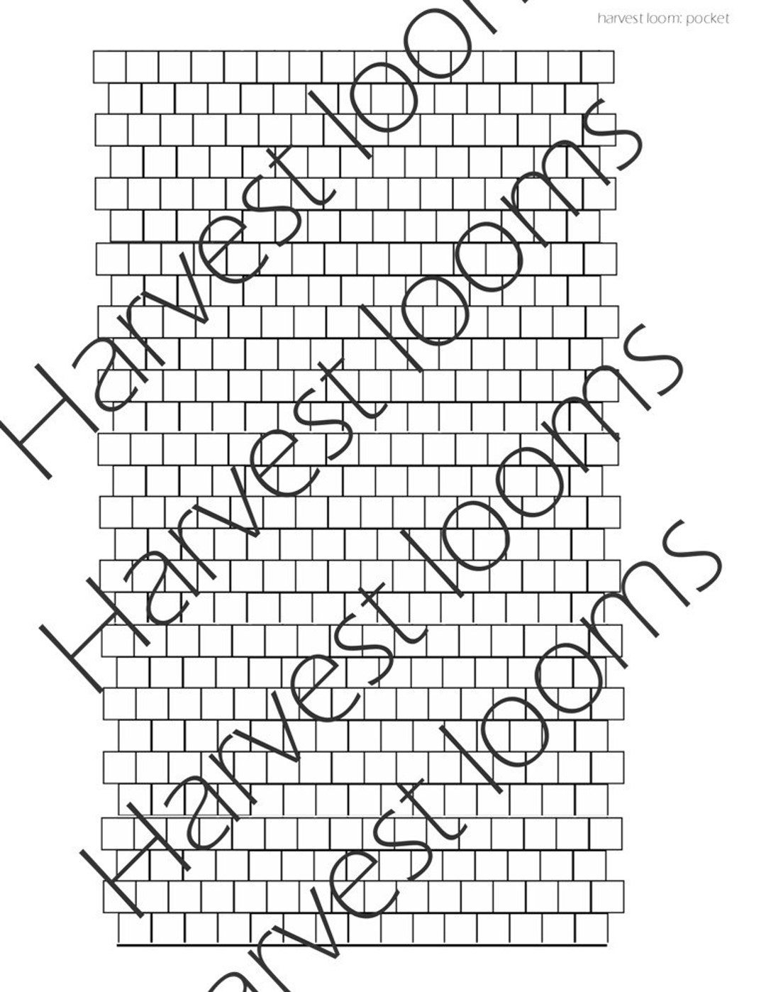 P.I.Y Instant Download, Blank Pattern Drafting, Grids for Pocket Loom ...