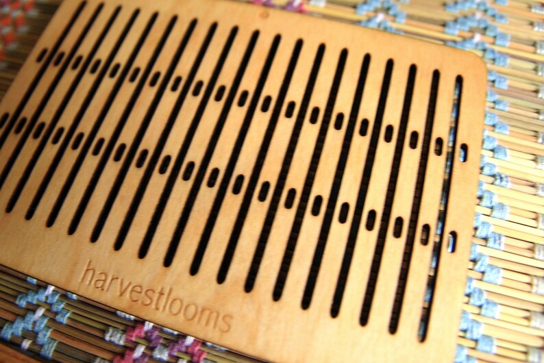 8 Dpi Double Holed Rigid Heddle, Band Weaving, Tape Loom, Pattern ...