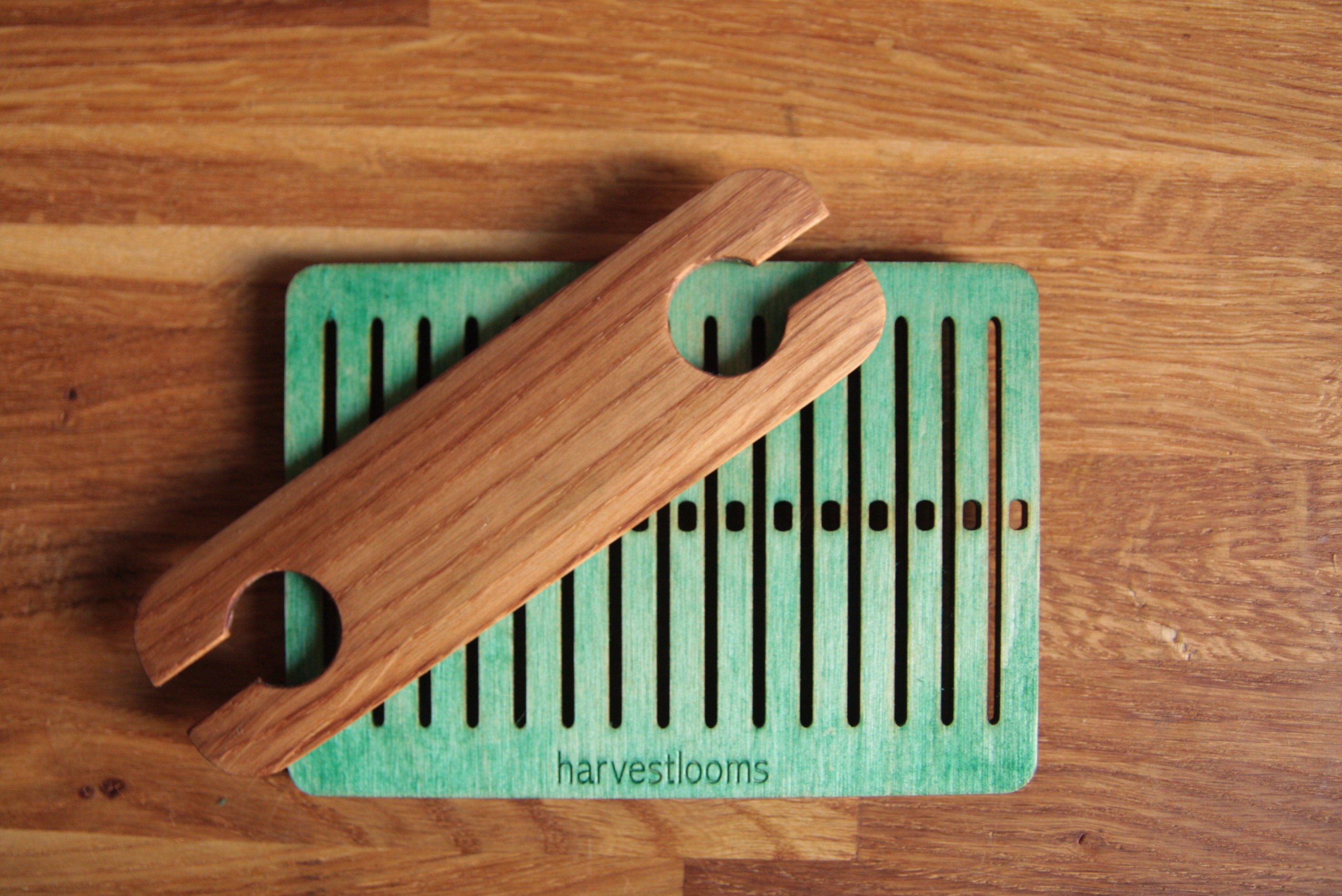 Pocket Loom and Shuttle in Green Wooden Loom Rigid Heddle - Etsy