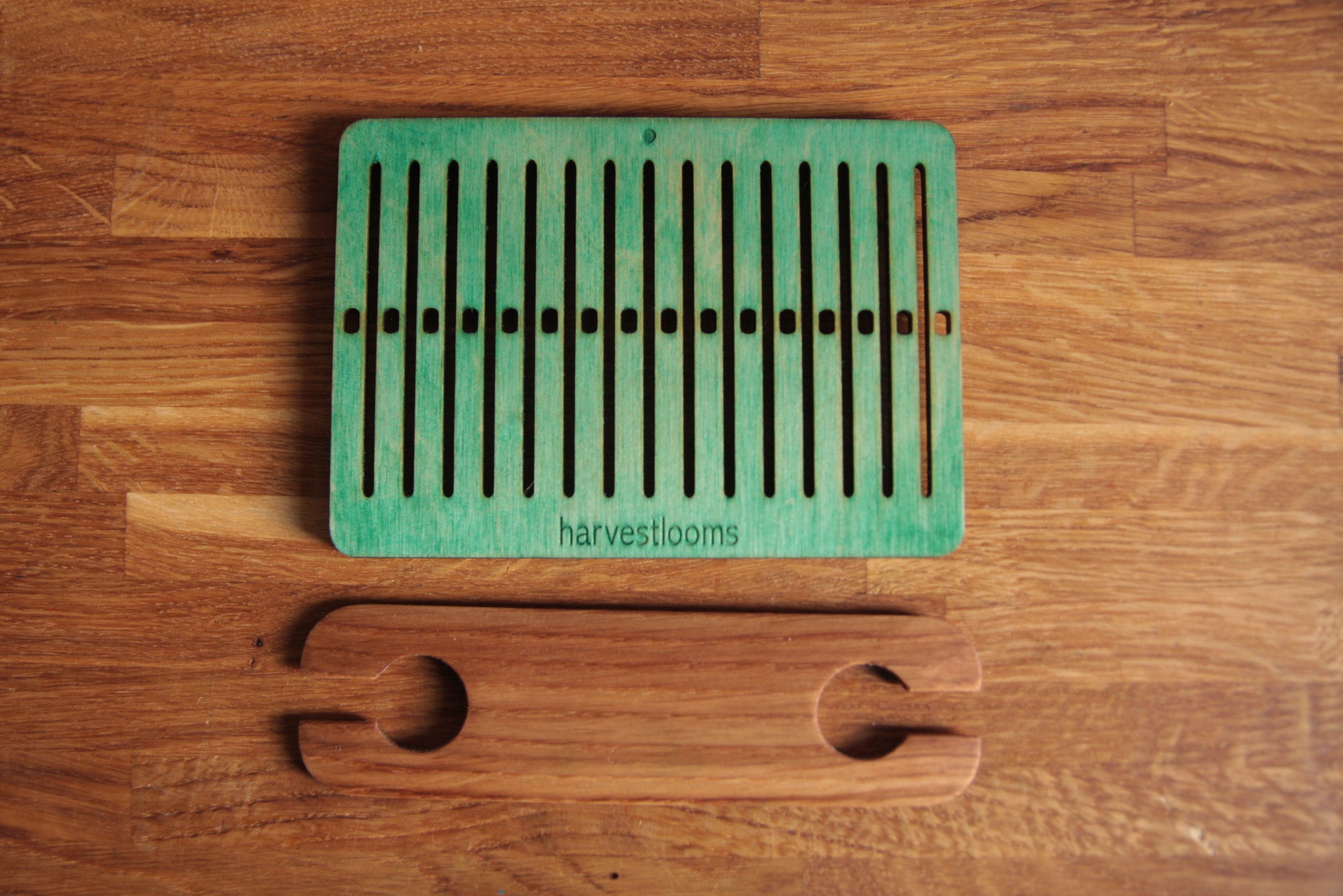 Pocket Loom and Shuttle in Green Wooden Loom Rigid Heddle - Etsy
