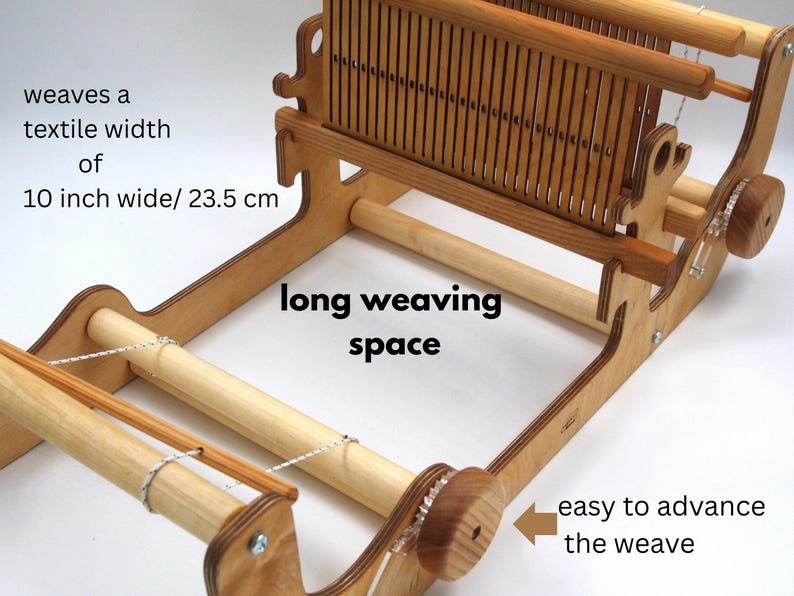 The Heddler V2 Double- Rigid Heddle Loom, Table Loom, Weaving Loom ...