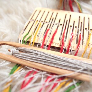 Saami Baltic Weaving Kit, Double Slotted Heddle Loom,traditional Sami ...