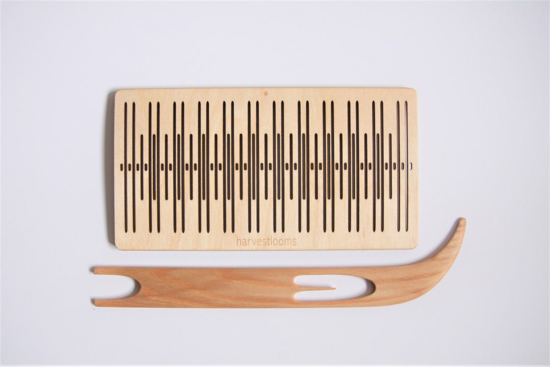 21 Slot Band Weaving Loom, Double Slot Heddle, Rigid Heddle, Pattern ...
