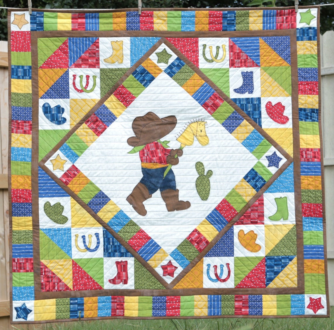 Cowboy Adventures QUILT PATTERN Baby Quilts Western Quilts - Etsy