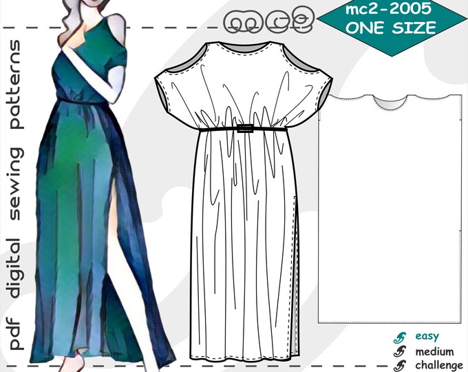 Verity Hope / Wrap Dress Sewing Pattern / Digital Instant Download ...