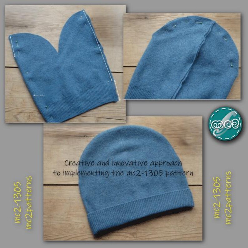 Slouchy Beanie Hat Sewing Pattern: Easy-to-make (digital PDF Download ...