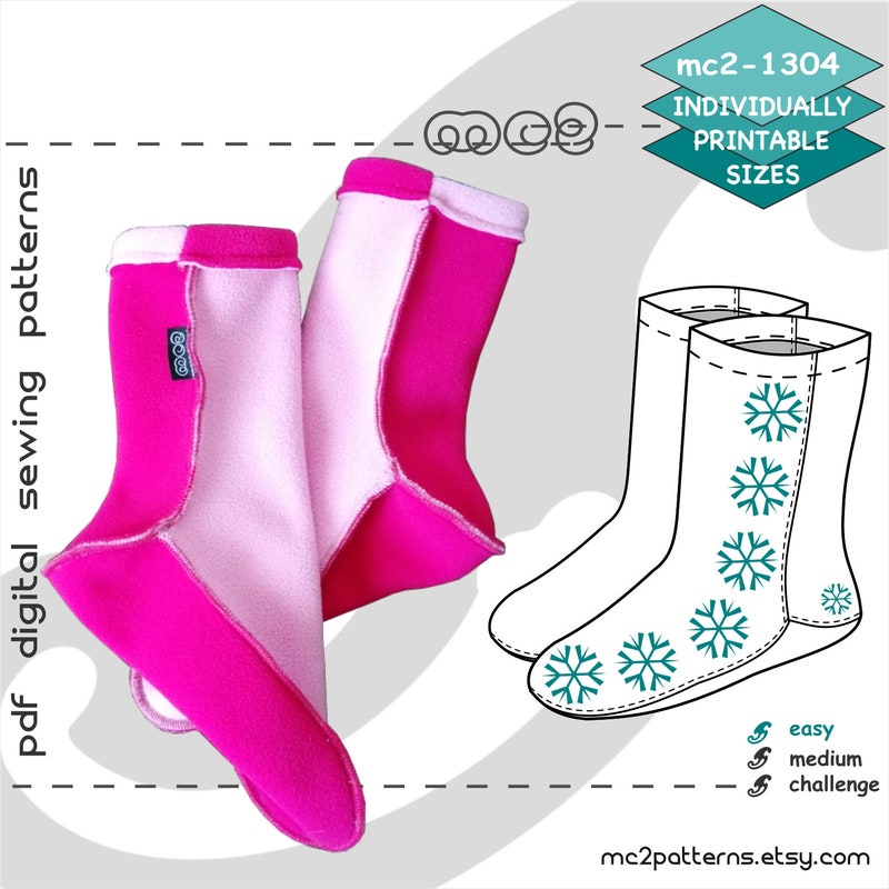 Fleece Sock - Etsy