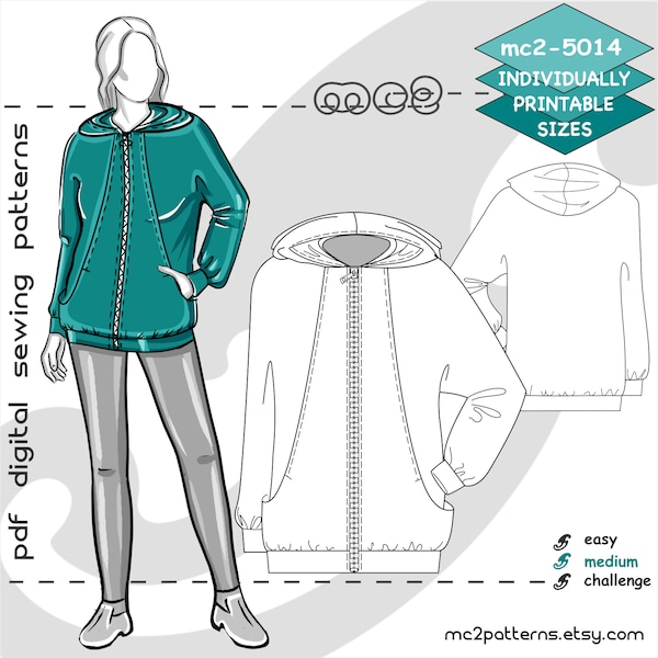 Plus Size Jacket Pattern - Etsy