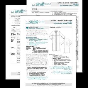 UK 10-26/ US 6-22/ Plus-size Shirt-dress Duster/ Digital PDF Sewing ...