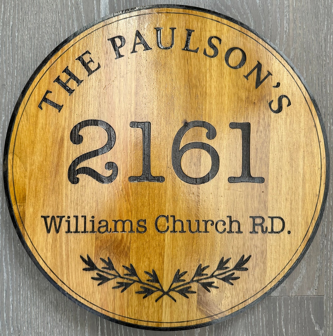 Personalized Address Signs Custom Address Sign Any Logo or Design ...